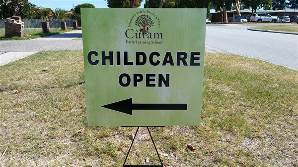 JL Signs | Corflute & Grass Stake Signs 500 x 500mm | Joondalup