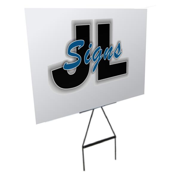 JL Signs | Corflute & Grass Stake Signs 500 x 500mm | Joondalup